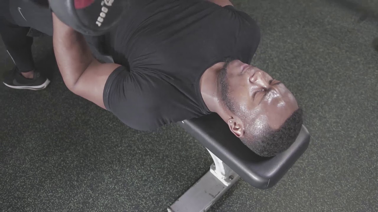 elbow tuck chest press - YouTube