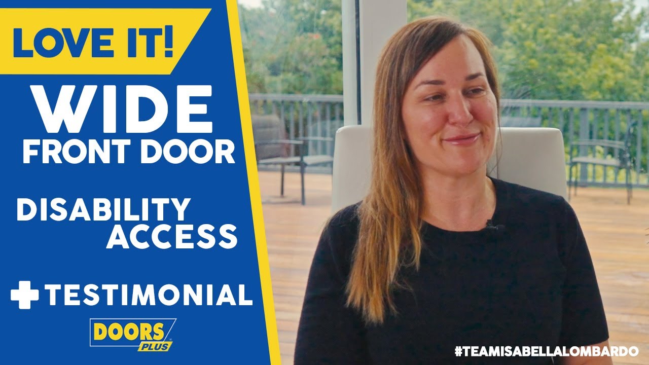 Wide Front Door & Internal Doors To Assist with Disability Access ...