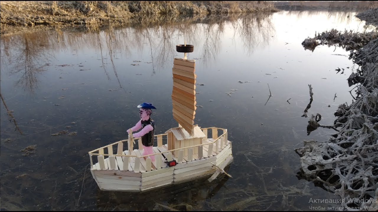 How to make a sailing ship using pepsi, coca cola boxes Amazing DIY ...