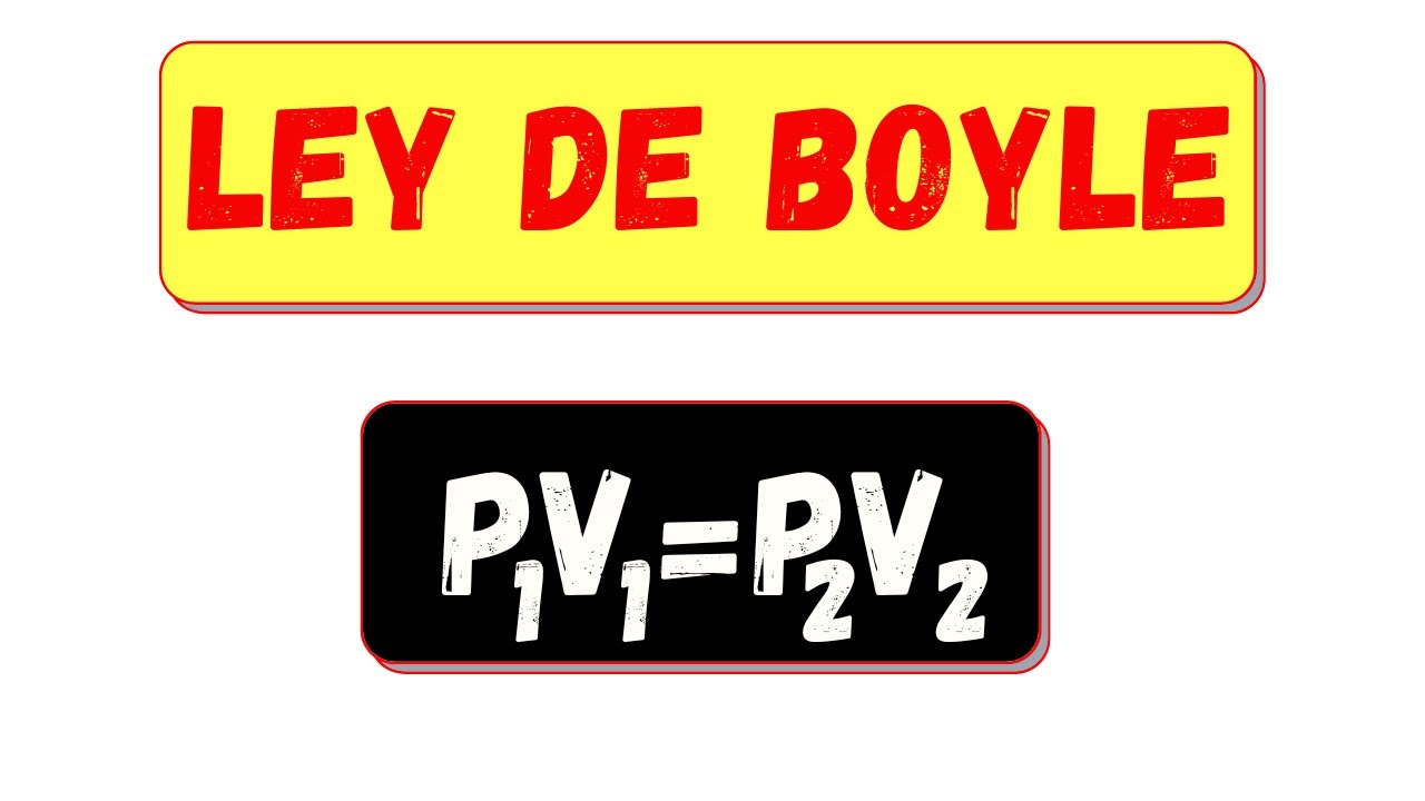 Ley de Boyle-Mariotte: Presión y Volumen (ejercicios resueltos) - YouTube