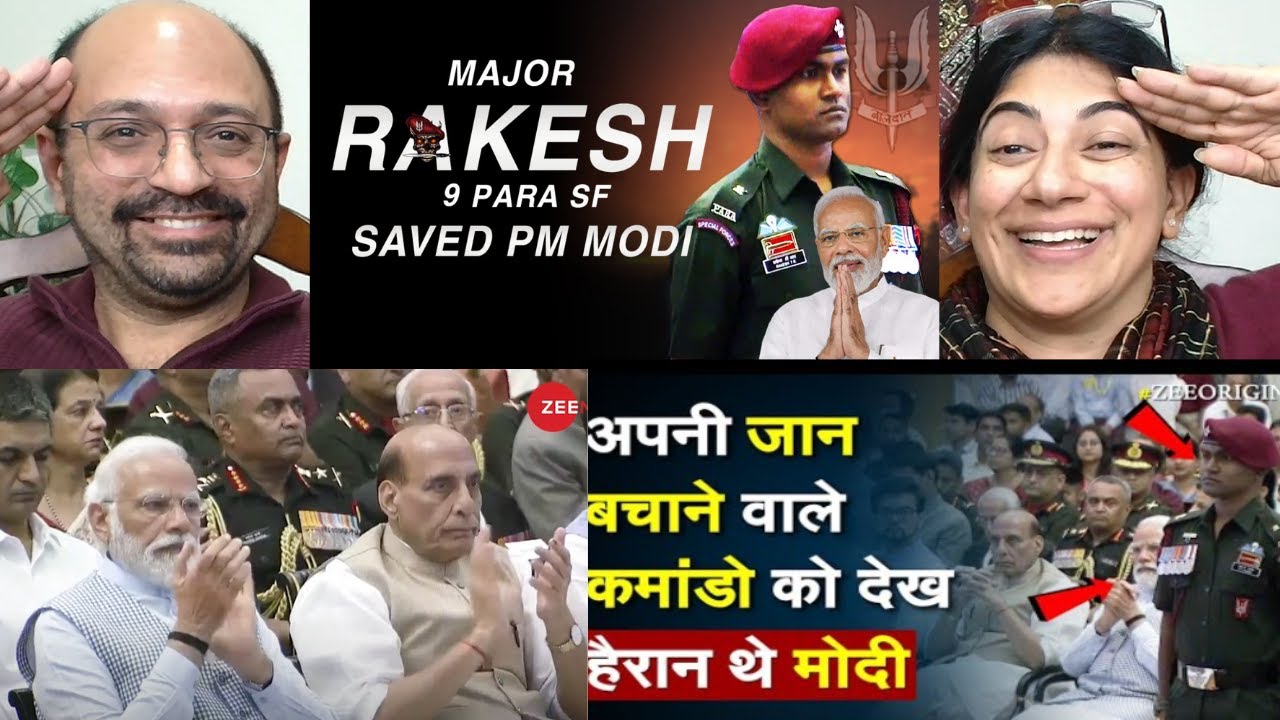 Meet Major Rakesh 9 Para SF Who Saved PM Modi ! 😱 | Indian Americans Reaction ! - YouTube