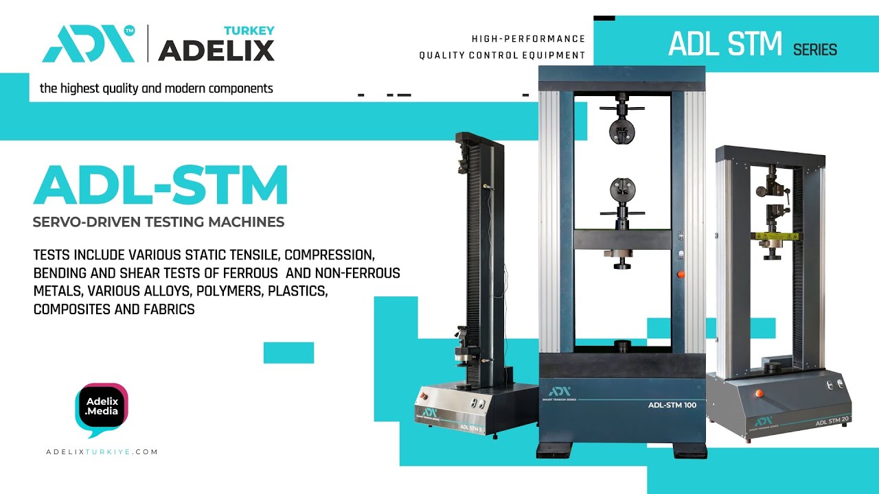 ADL STM series Universal Testing Machines - YouTube