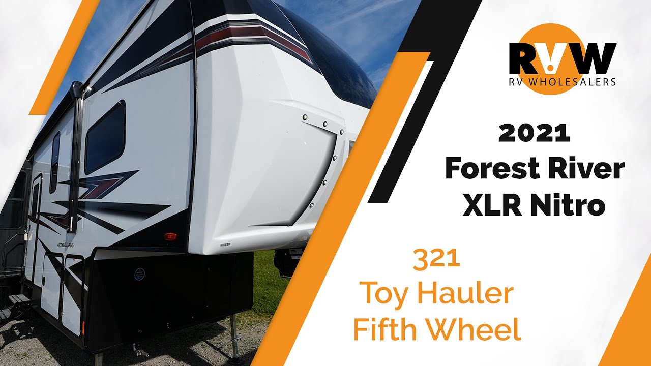 2021 XLR Nitro 321 Toy Hauler Fifth Wheel Walk-Through - YouTube