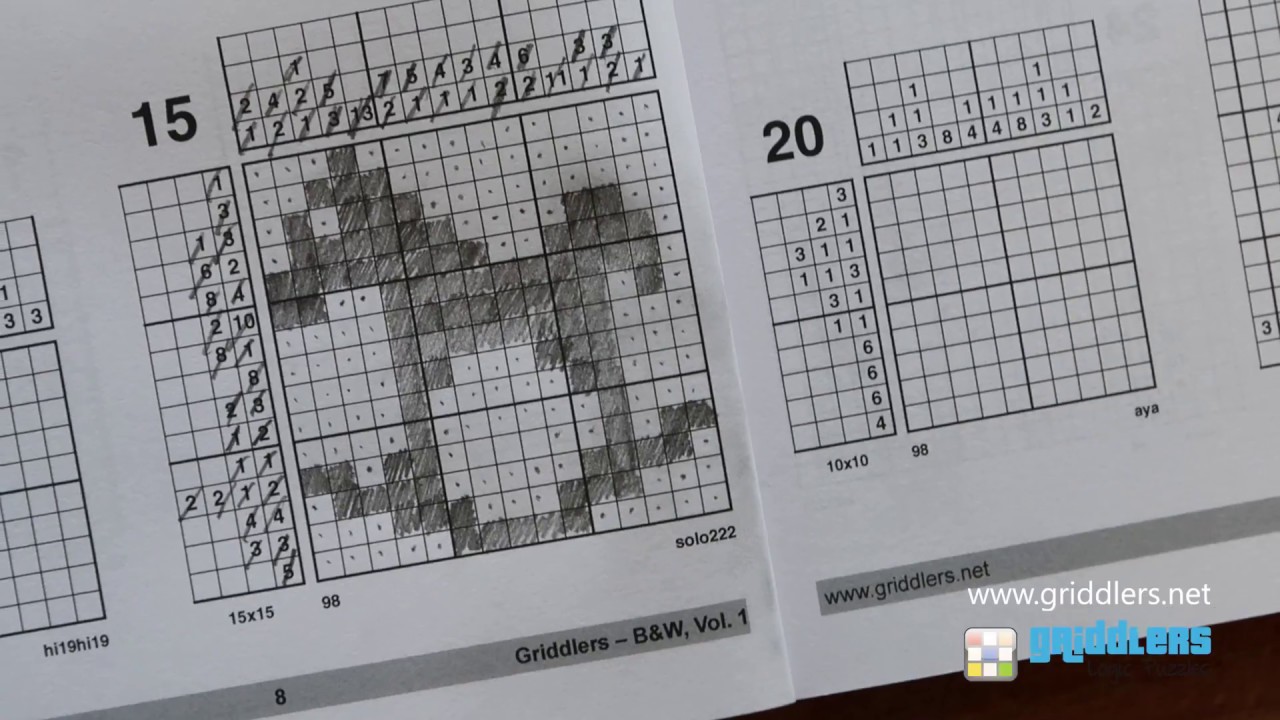 Solving Griddlers - How to Solve Griddlers - YouTube
