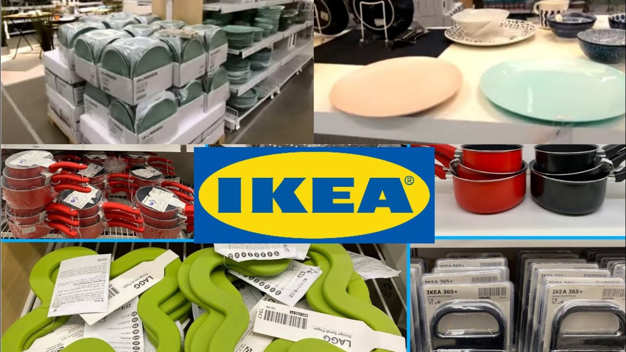 IKEA KITCHENWARE COOKWARE KITCHEN DINNER WARE GLASSWARE SHOP WITH ME ...