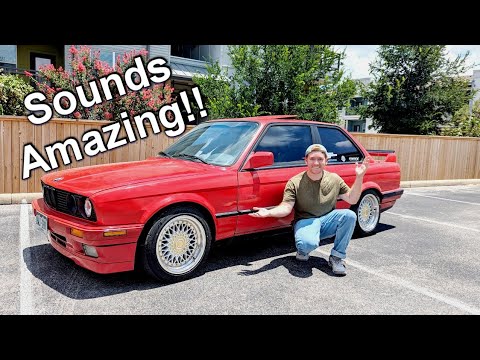 First Test Drive In The K Swapped E30! - YouTube