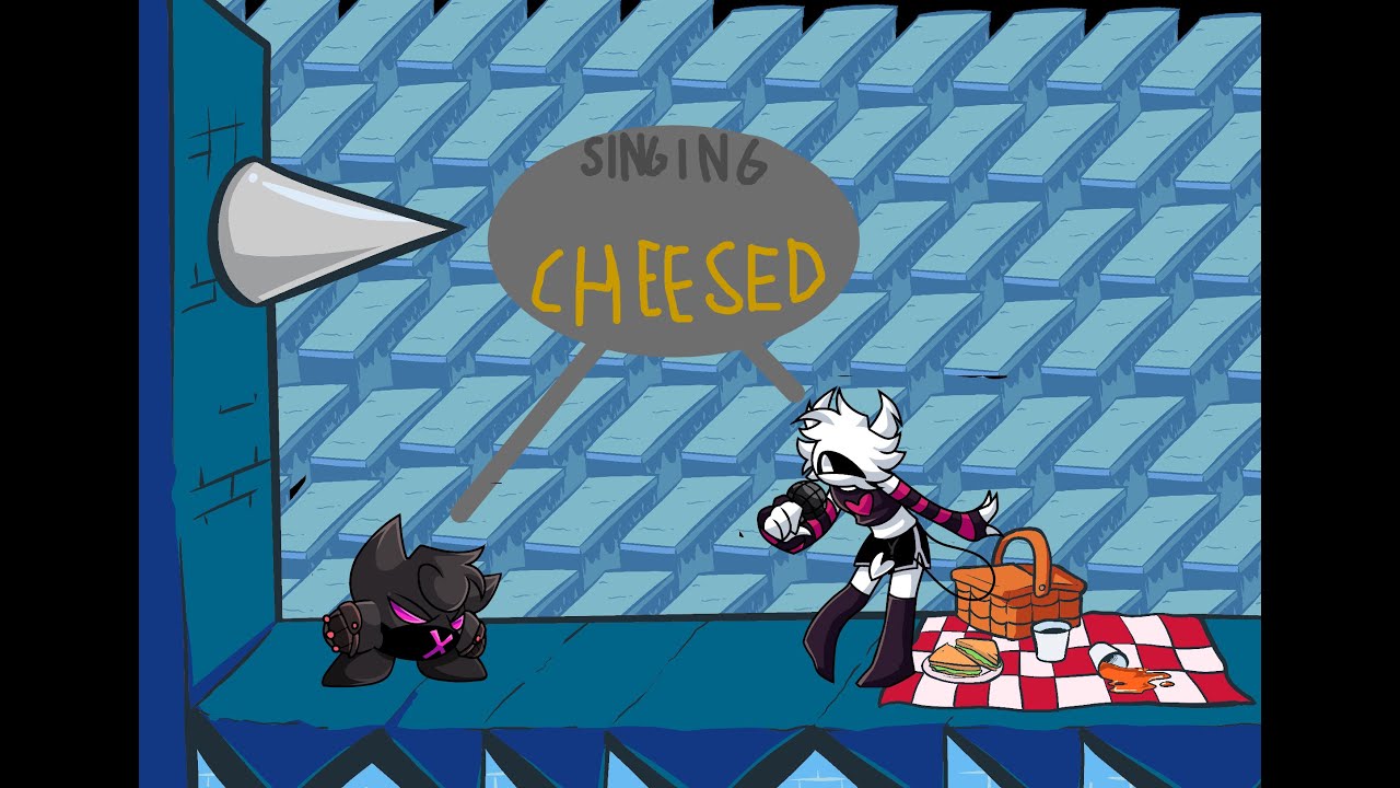 FNF -Ash and Cerbera are singing Cheesed (VS. High Effort Ritz) - YouTube