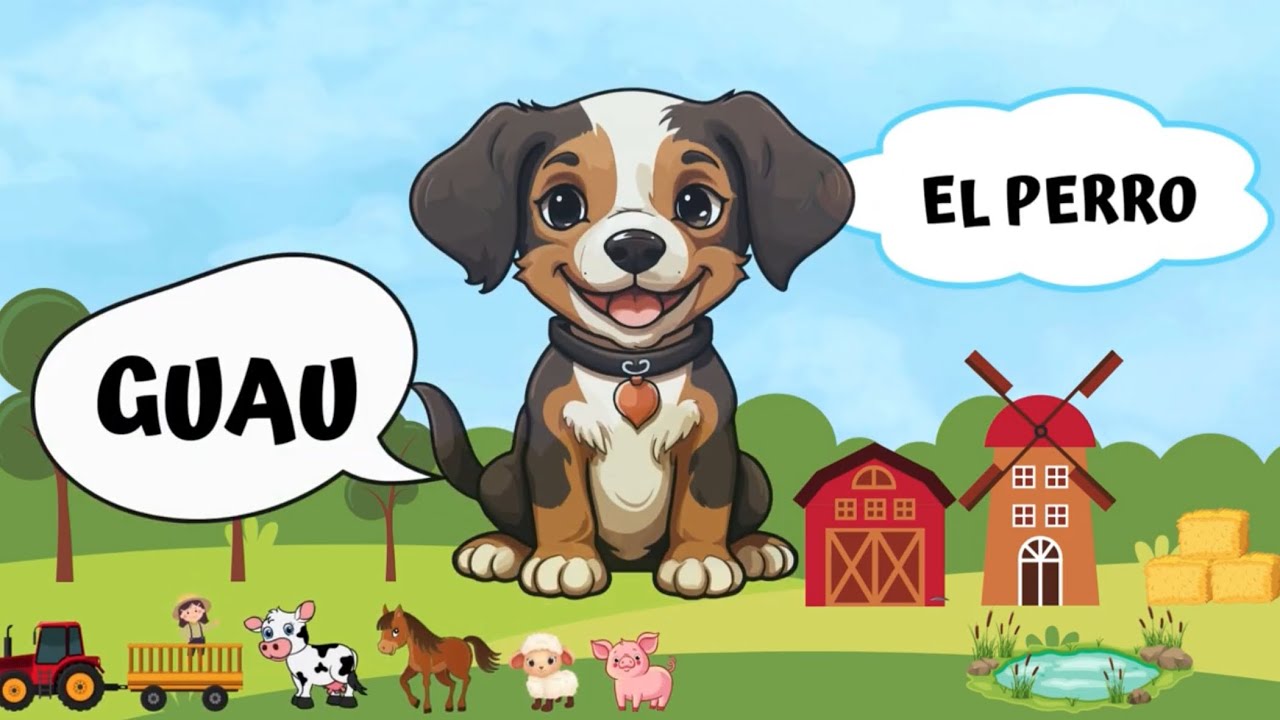 19. Farm Animals Song in Spanish! Guess who’s doing the animal sounds ...