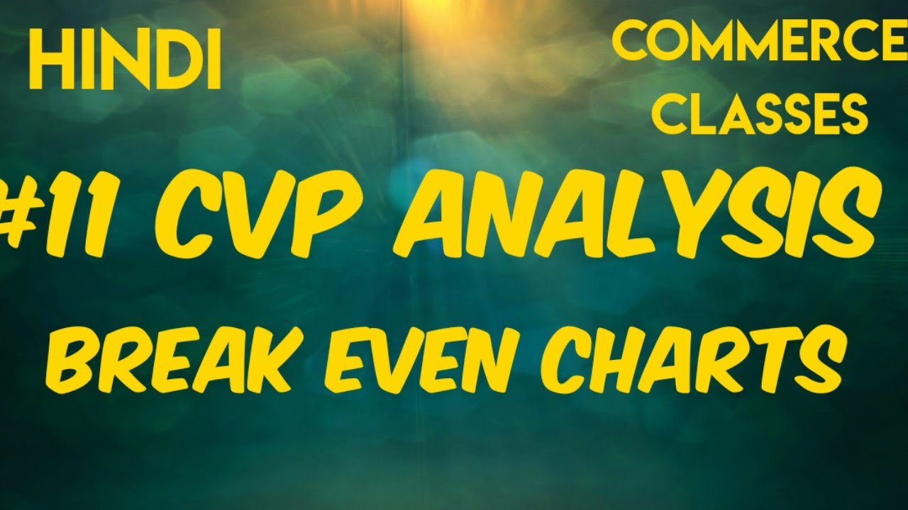 #11 Break Even Analysis- Graphical Method- Break Even Charts; Management Accounting - YouTube