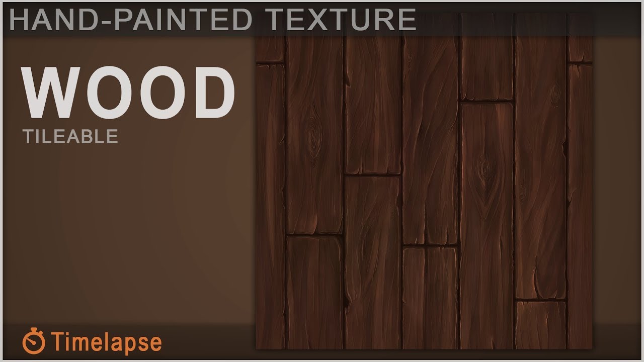 Hand Painted Wood Texture - Timelapse - YouTube