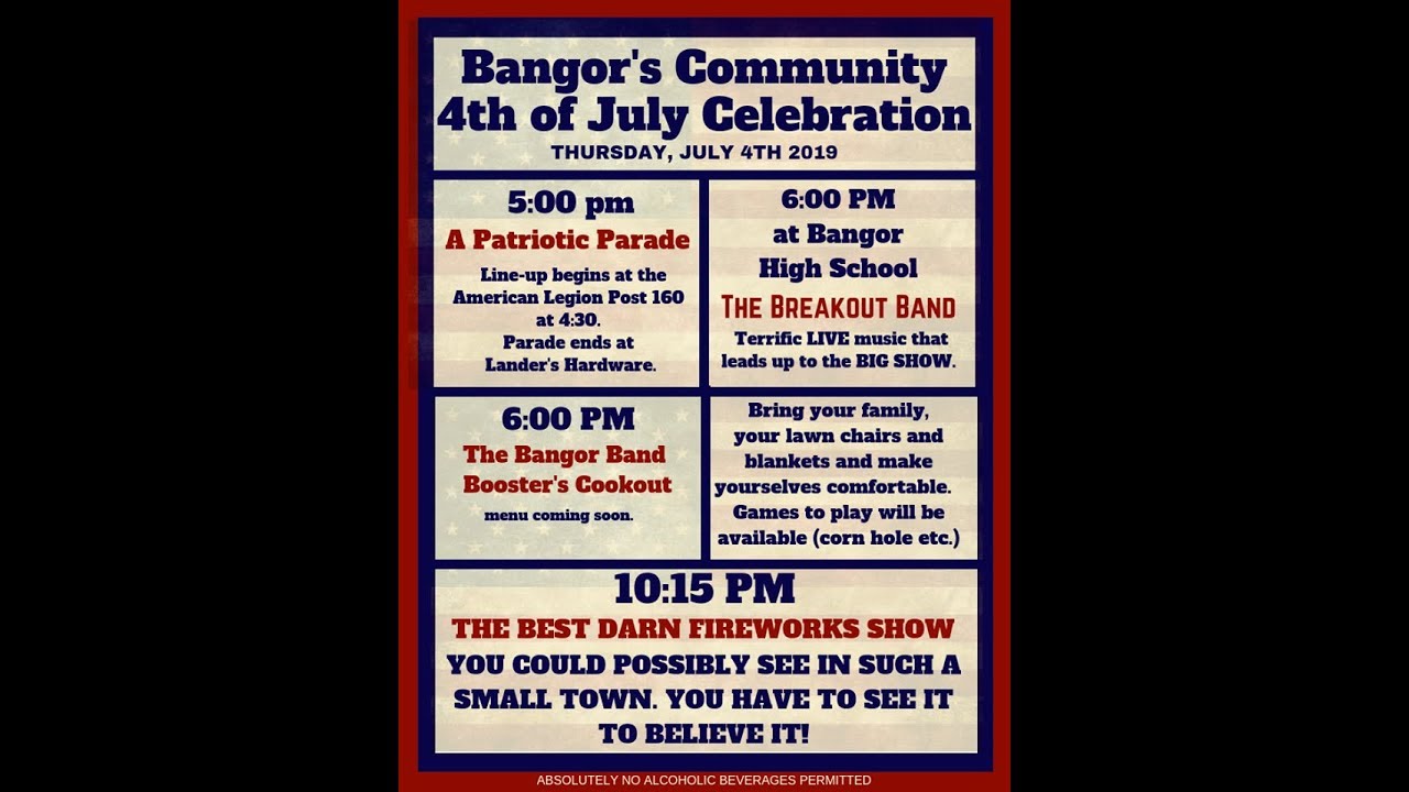 Best Darn Fireworks Show - Bangor - Horizongig.com - YouTube