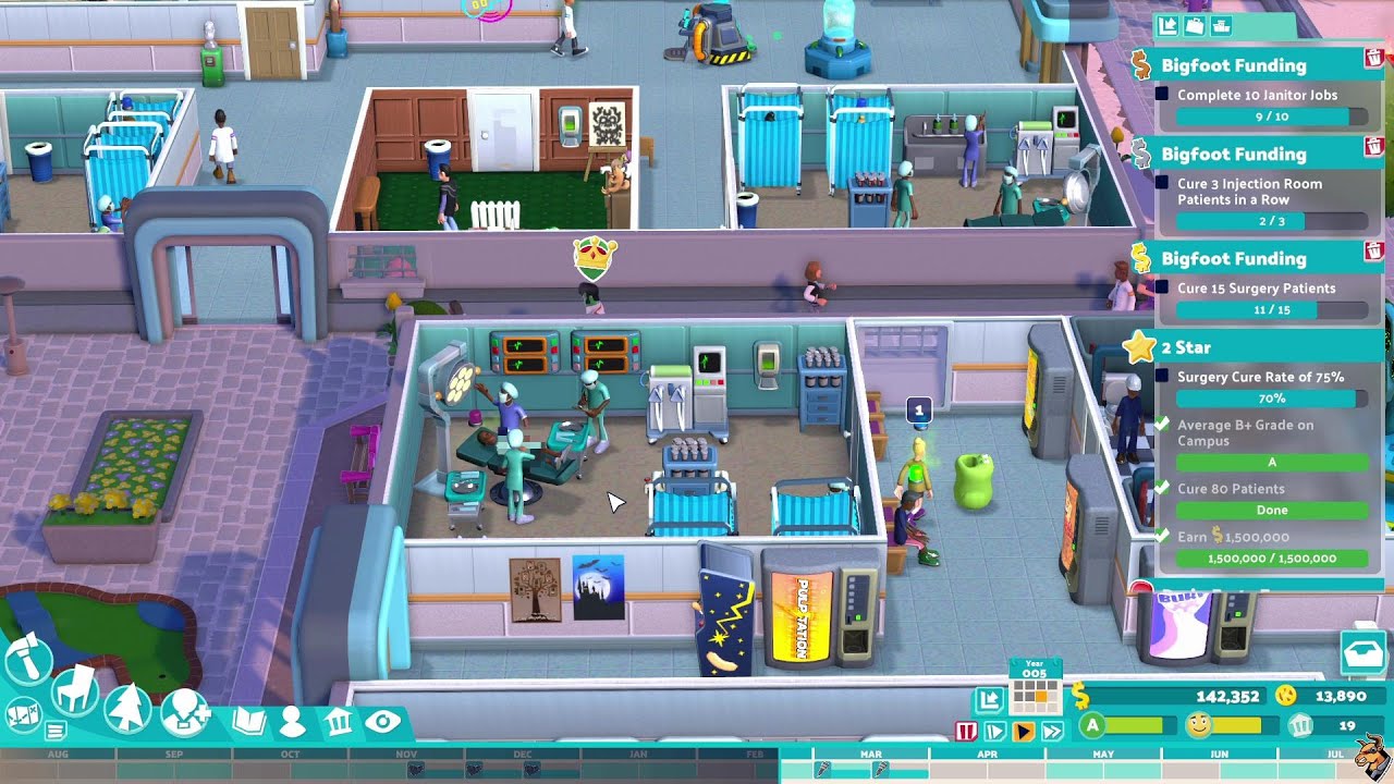 Extensive Surgery | Two Point Campus Medical School DLC Part 22 - YouTube