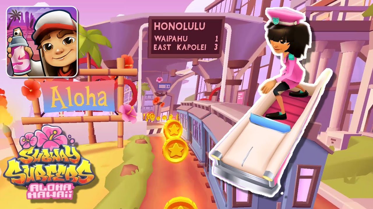 Subway Surfers Hawaii 2025: 20 Minutes Gameplay with Mina Pop Outfit ...