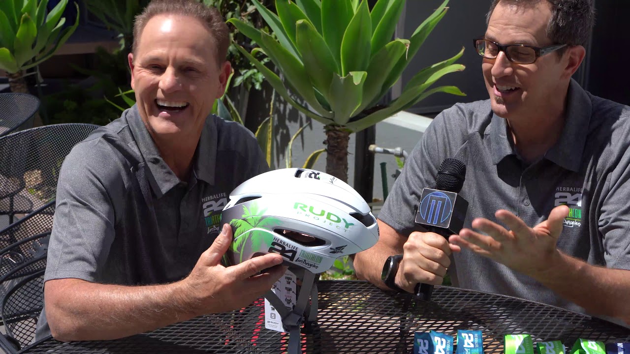 Mike Reilly and Race Director Brennan Lindner Herbalife24 Triathlon ...