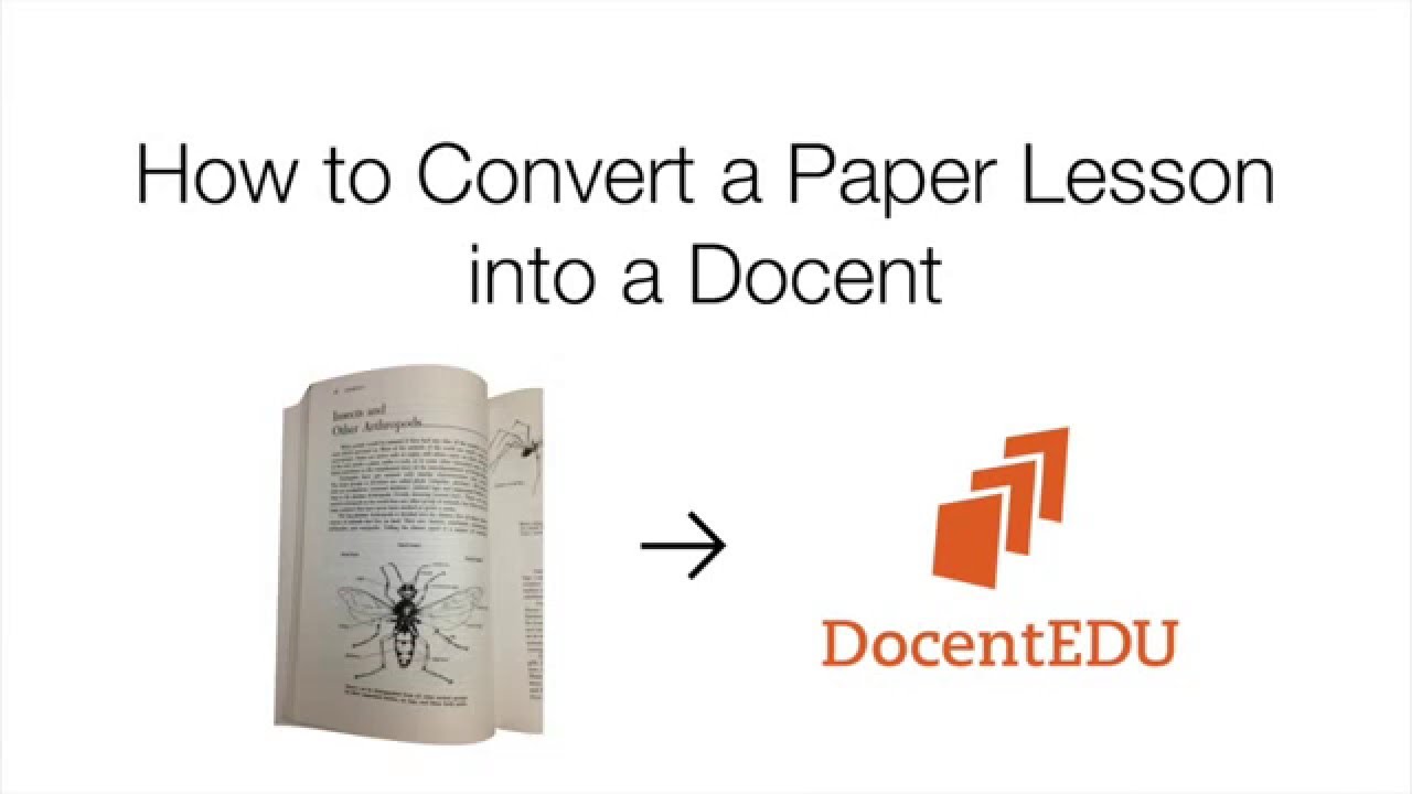 How to Turn a Paper Lesson into an Interactive Docent - YouTube