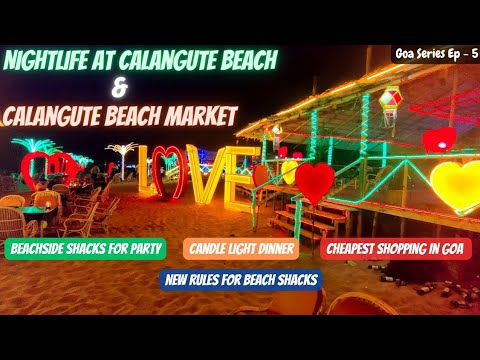 Calangute Beach Market | Calangute Beach Nightlife | Goa Nightlife ...