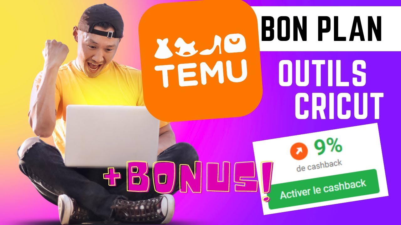 Temu acc. Cricut scan n cut et Bonus - YouTube