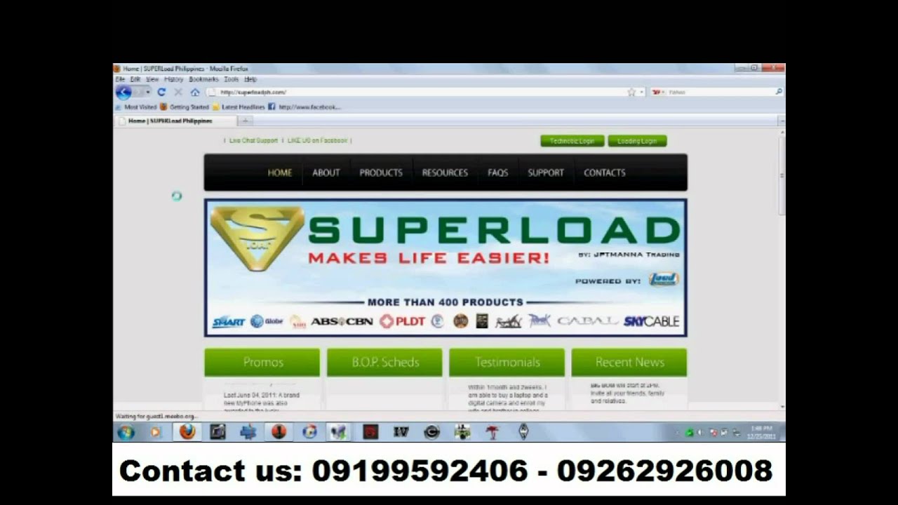 SuperLOAD eLoading biz part 1 - YouTube