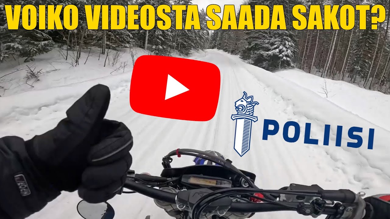 VOIKO VIDEOSTA SAADA SAKOT? | Motovlog - YouTube