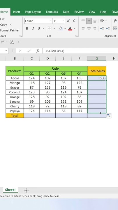 VERY USEFUL EXCEL HACK FOR SUM || MS EXCEL || BUSY SOFTWARE - YouTube