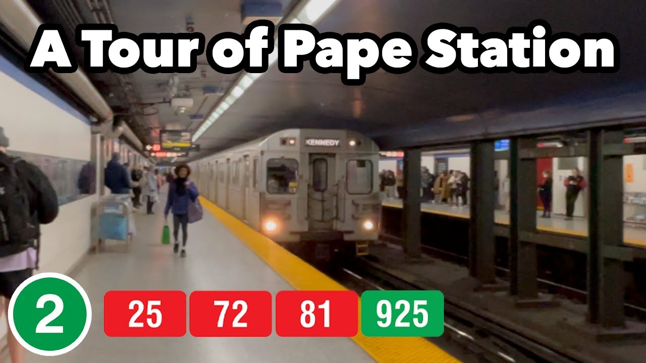 A Tour of the TTC's Pape Station - YouTube