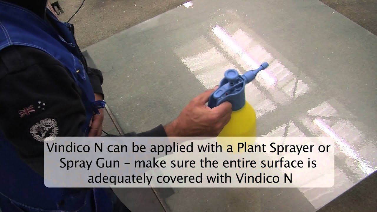 Vindico N on sandblast glass - YouTube