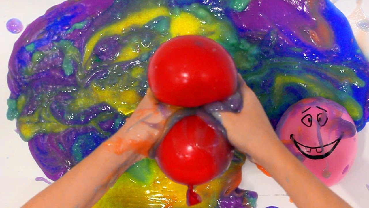 New Slime Learn colors for Kids | Finger Family Nursery Rhymes ...