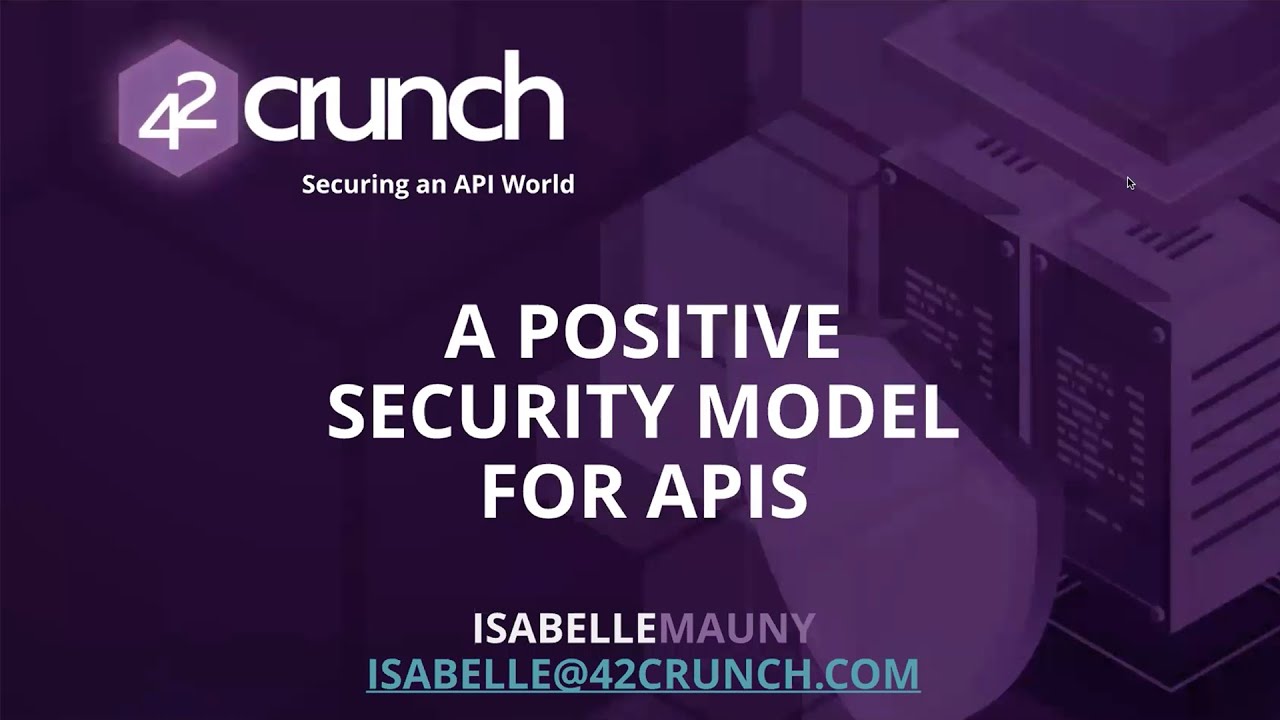 Positive Security for APIs: What it is and why you need it! - YouTube