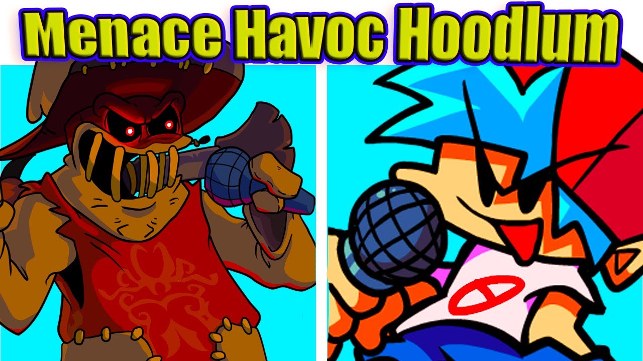 Friday Night Funkin Hoodlum Havoc | Menace Song | FNF MOD HARD VS ...