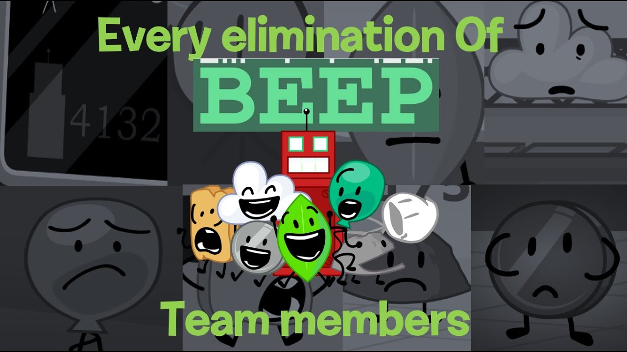 BFDI - Every elimination of BEEP team members - YouTube