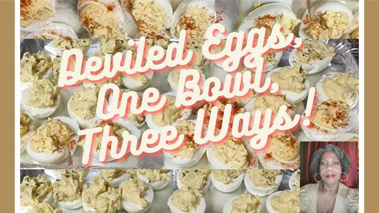 How to make The Best Deviled Eggs Three Ways Quick Easy - YouTube