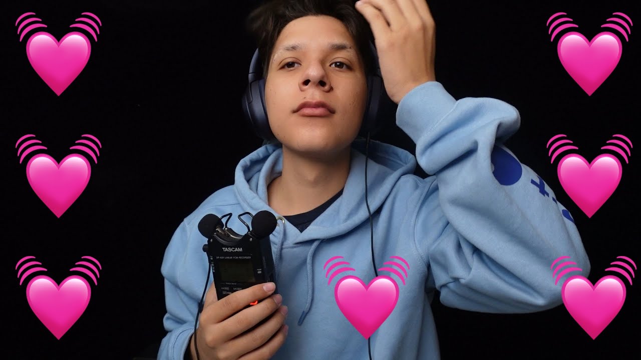 ASMR Heartbeat | 1 Hour | Up Close Ear to Ear Whispering | Visual ...