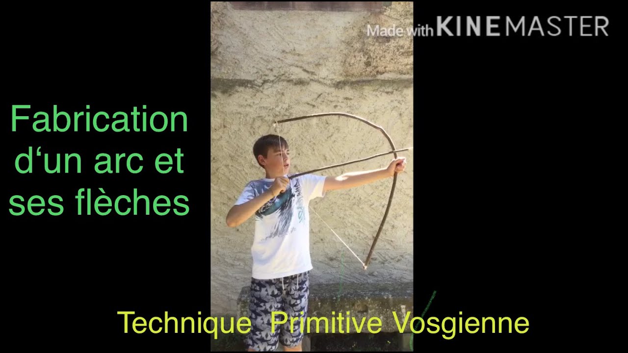 Fabrication d‘un arc et des flèches - YouTube