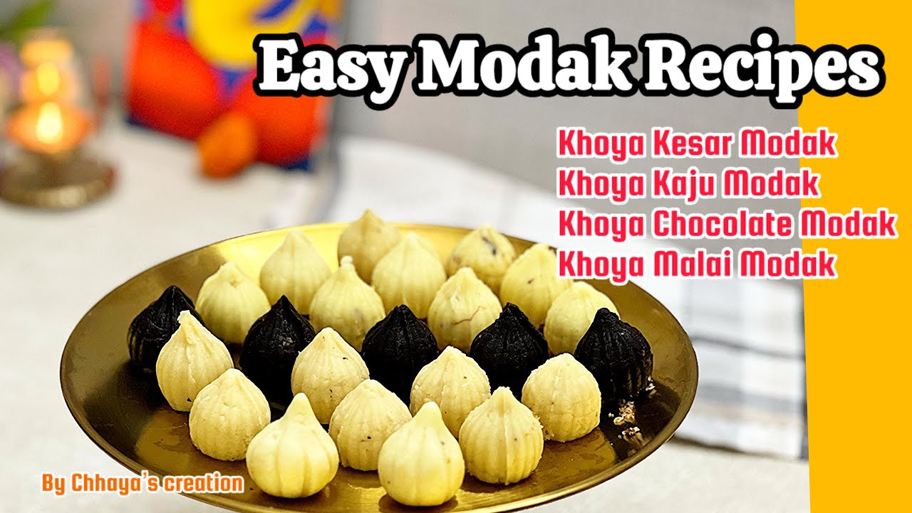Easy & Quick Modak Recipes | Ganesh Chaturthi special | Modak Recipes ...