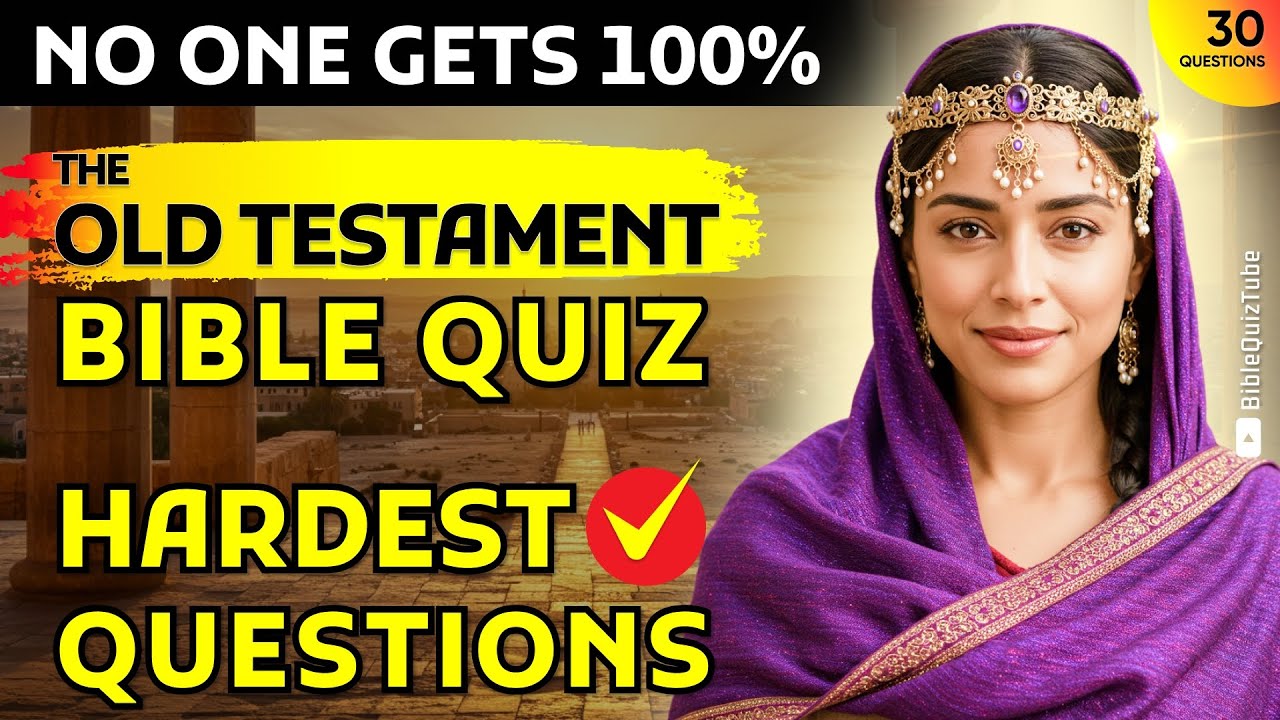 OLD TESTAMENT BIBLE QUIZ - 30 QUESTIONS & ANSWERS To Test Your Bible ...