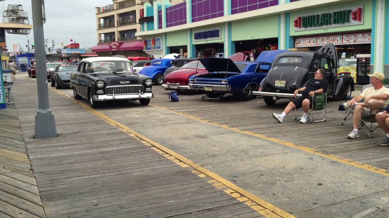 Wildwood Boardwalk Fall Classic Car Show September 2016 - YouTube