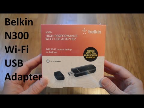 Unboxing Belkin N300 High-Performance Wi-Fi USB Adapter - YouTube
