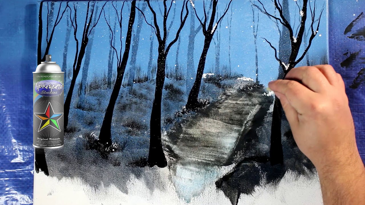 Crystalline Creek - Spraycasso Spray paint Tutorial - YouTube