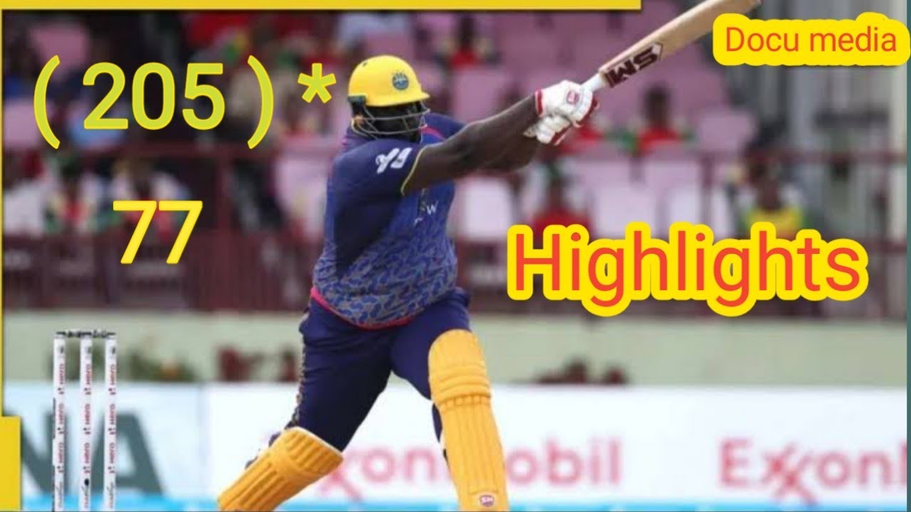 Rahkeem Cornwall 205 runs in 77 ball 22 sixes in Atlanta open league ...