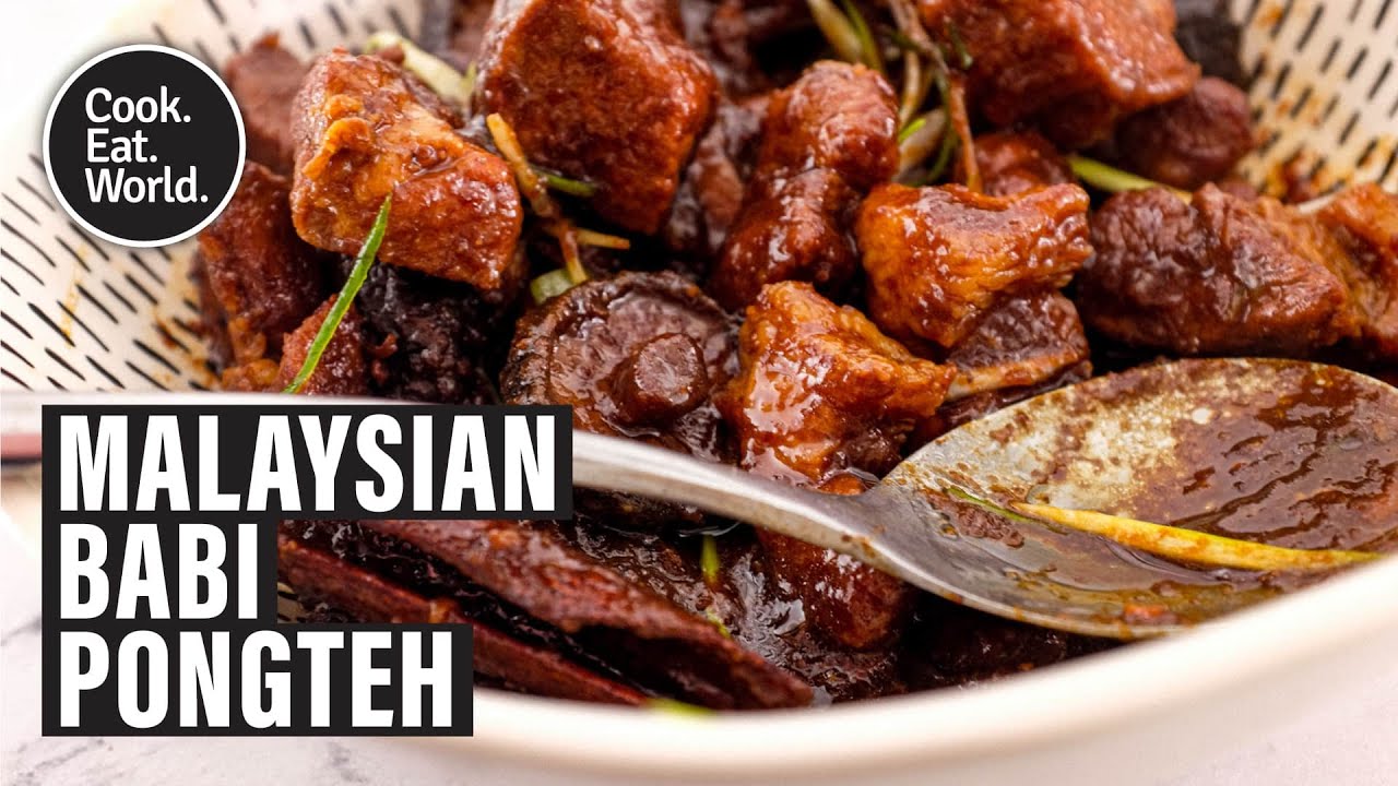 How to make Babi Pongteh (Malaysian Pork Stew) from scratch - YouTube