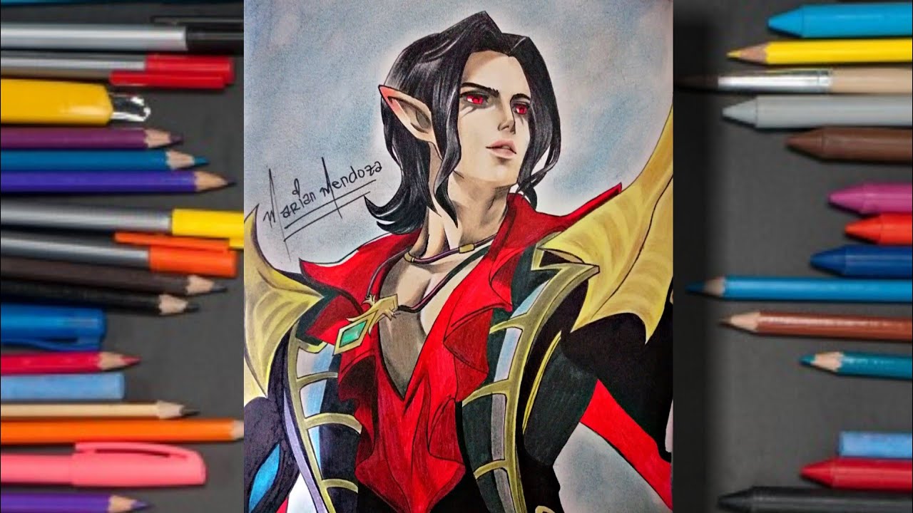 How to draw | Cecilion in MLBB (Speed Drawing) - YouTube