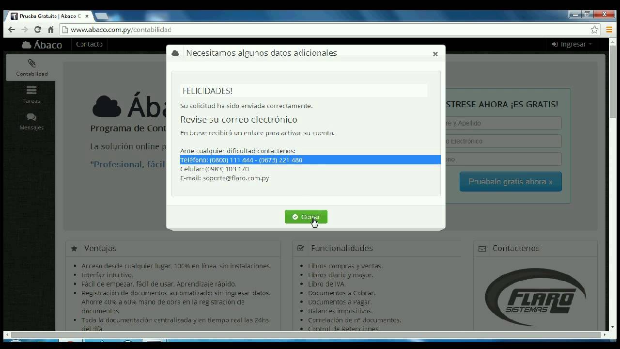 SISTEMA ÁBACO - Registro y Activación - YouTube