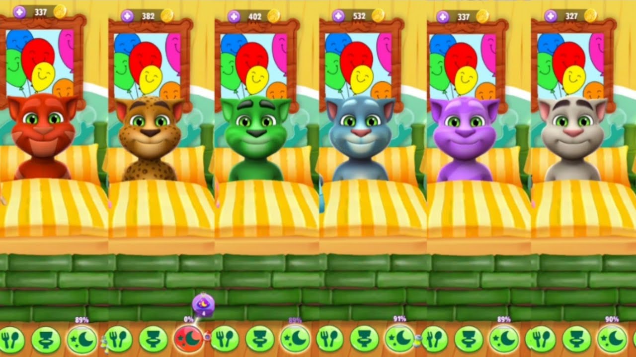 My Talking Tom 2 Rainbow ( 6 Colors ) On The Best Gameplay 2022 - YouTube