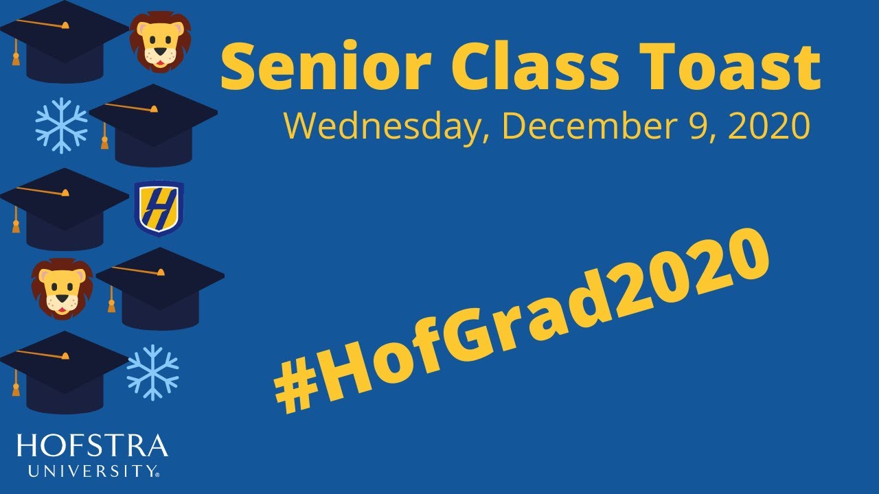 Senior Class Toast Fall 2020 - YouTube