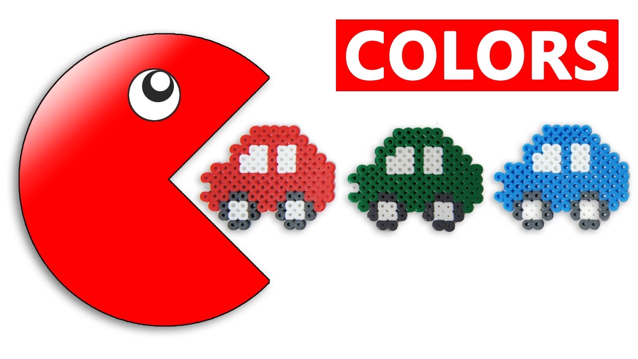 Pacman Learn Colors Whith Pacman For Kids Toddlers - YouTube