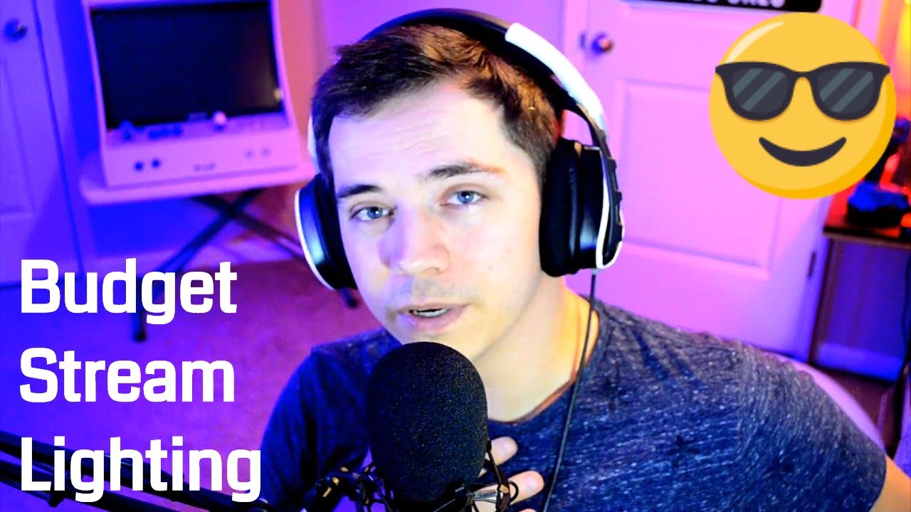 How to setup stream lighting. - YouTube
