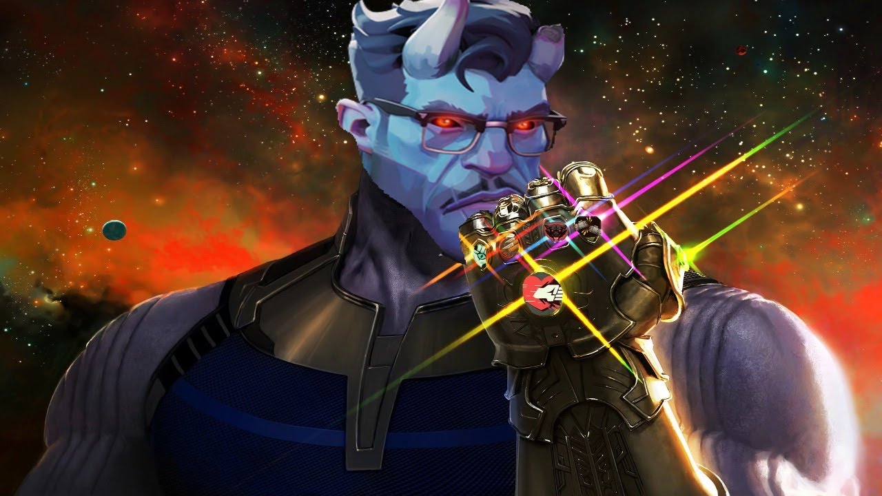 Blue Thanos | King of Burger Boxing - YouTube