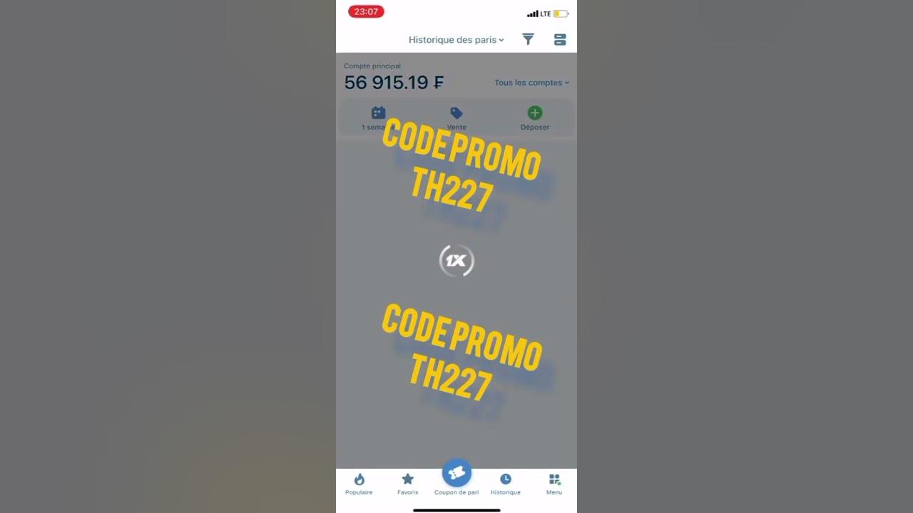 code promo TH227 - YouTube