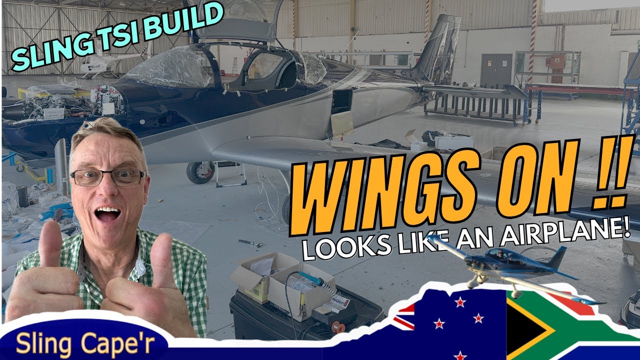Wings On! Sling TSi Build Finally Looks Like an Airplane | 788 Hours ...