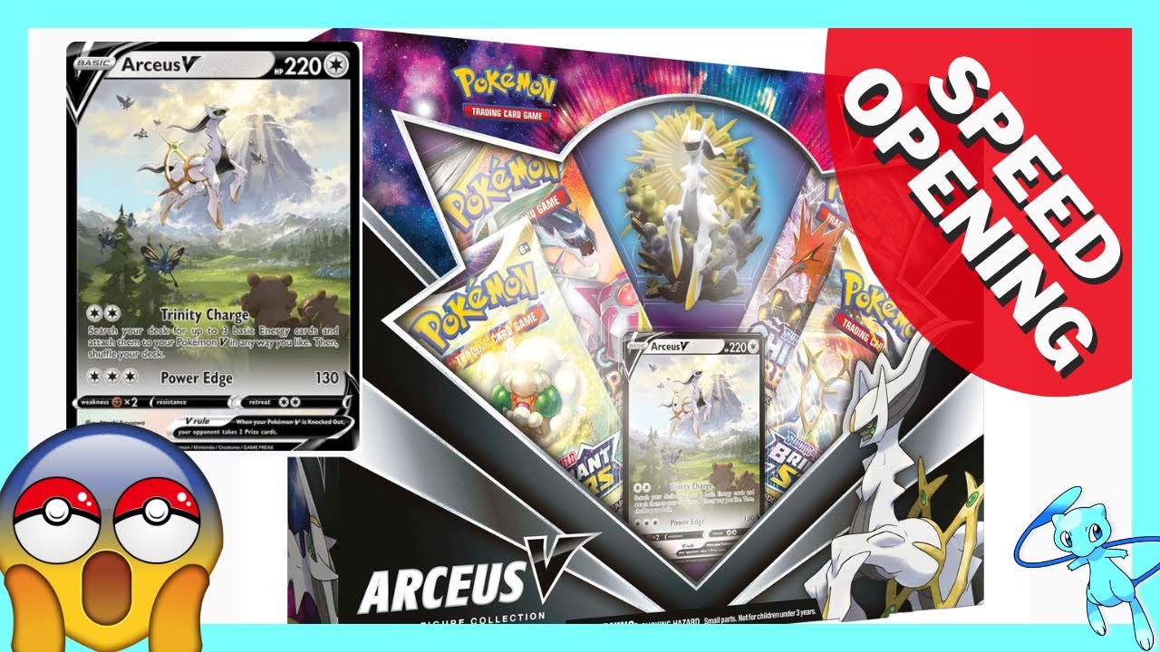 Arceus V Figure Box - ⏰ SPEED OPENING ⏰ - YouTube